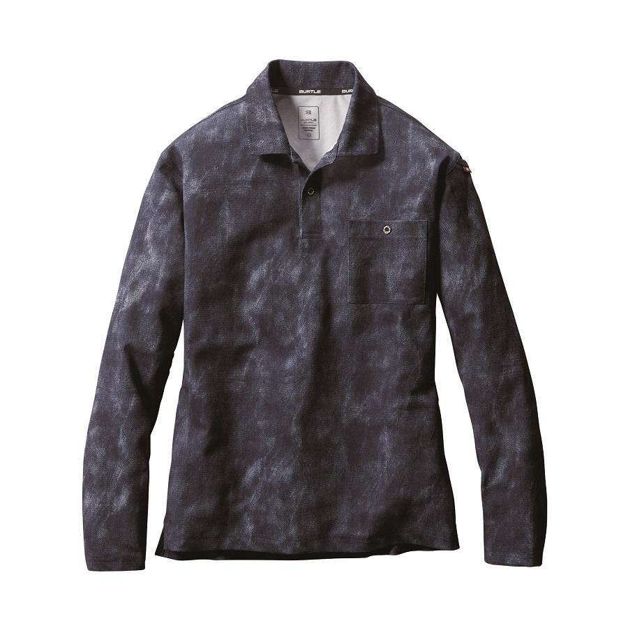 6L 665 長袖ポロシャツ ユニセックス BURTLE 作業服 バートル オールシーズン 消臭 吸汗速乾 UVカット UPF50+ ストレッチ 通気性 襟付き ニット 作業着 ...