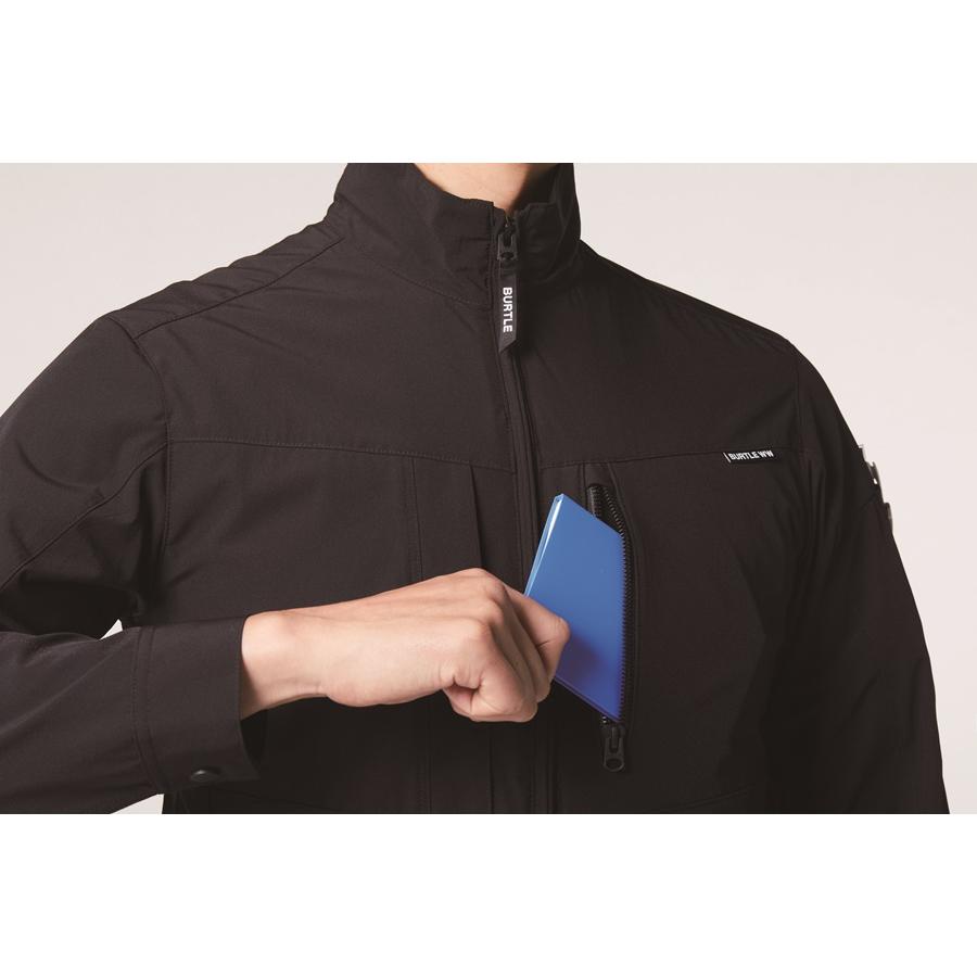 BURTLE S-XL 691 ジャケット ユニセックス 夏用 作業服 CORDURA 吸汗速乾 ストレッチ 接触冷感 UVカット コーデュラ ブルゾン 作業着 ワークウェア バートル ...
