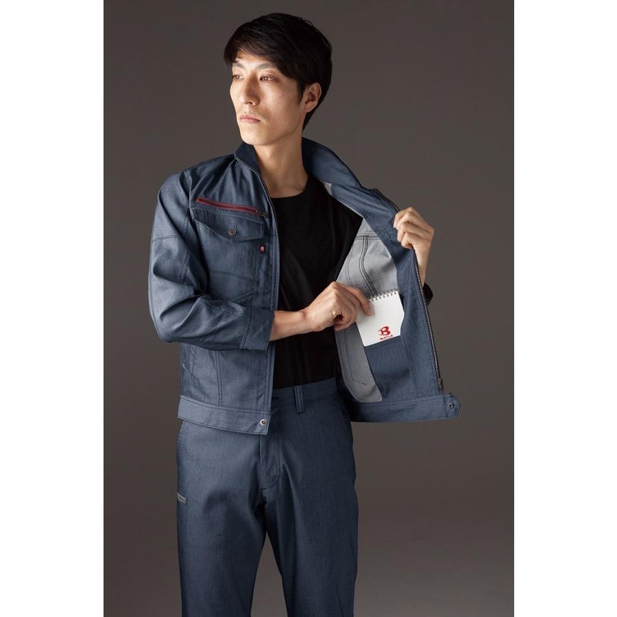 SS-LL 7041 ジャケット BURTLE 作業服 ユニセックス 夏用 吸汗速乾 形態安定 制電 ストレッチ 作業着 長袖 ワークウェア ブルゾン バートル :burtle-7041 ...