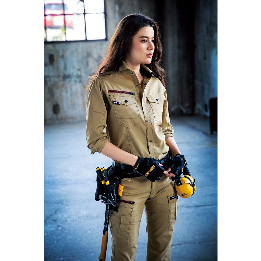 BURTLE 4L-5L 7042 カーゴパンツ 作業服 ユニセックス 夏用 吸汗速乾 形態安定 制電 ストレッチ 作業着 作業ズボン ワークウェア ブルゾン バートル : Snup WK ...