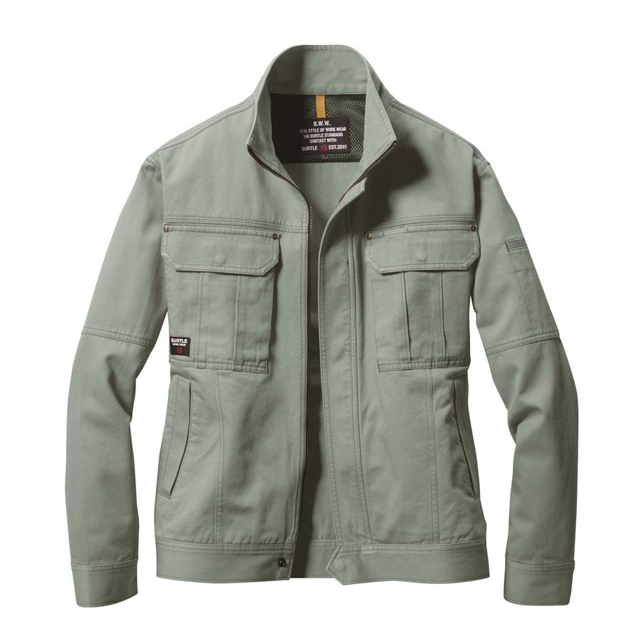 5L 8031 ジャケット BURTLE 作業服 綿100％ オールシーズン 吸汗性 防縮性 溶接作業 作業着 長袖 ブルゾン ワークウェア バートル : burtle-8031-5l ...