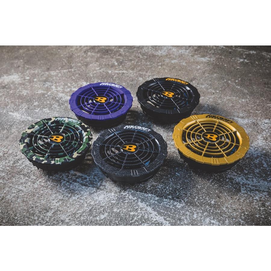 エアークラフトパーツ AC08-2 ファンユニット 2024最新モデル BURTLE 空調服 空調ウェア 作業服 フィルター ファンケーブル付 熱中症対策 AIRCRAFT バートル ...