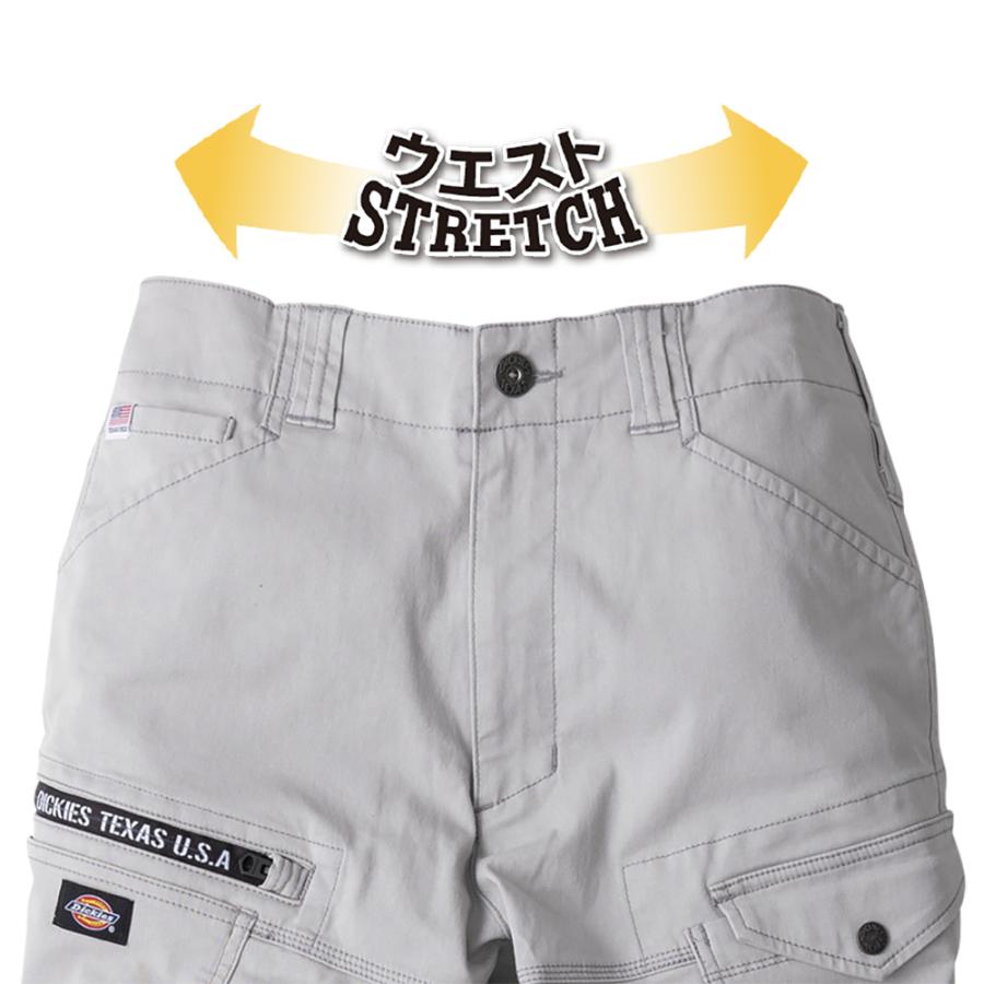 Dickies SS-6L D-2885 ストレッチカーゴパンツ DICKIES 作業服 ストレッチ オールシーズン 作業ズボン 作業着 ワークウェア ディッキーズ コーコス レディース対応 ...