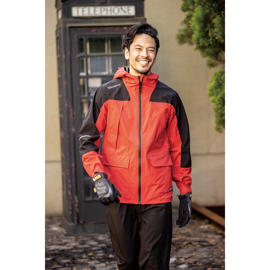 SS-LL G-5411 4WAYストレッチレインジャケット GLADIATOR ユニセックス 透湿防水 防寒 作業服 反射 合羽 グラディエーター ジャンパー ブルゾン コーコス信岡 ...