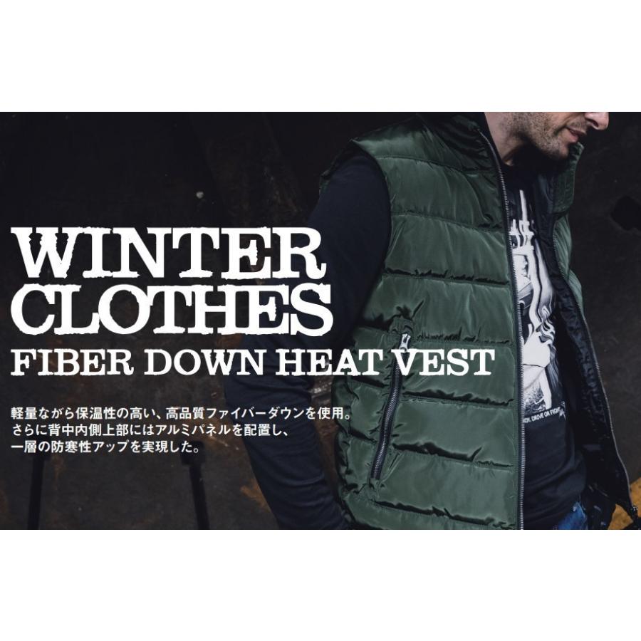 EVENRIVER（イーブンリバー） 5L R-195 ファイバーダウンヒートベスト 防寒着 作業服 裏アルミ 保温性 中綿 アウター 防寒ベスト 暖ベスト ワークウェア 作業着 : Snup ...