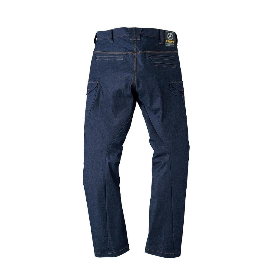 5L USD402 ストレッチデニムカーゴ EVENRIVER 作業服 ストレッチ パンツ ズボン デニムウェア イーブンリバー オールシーズン ワークウェア 作業着 :evenriver ...