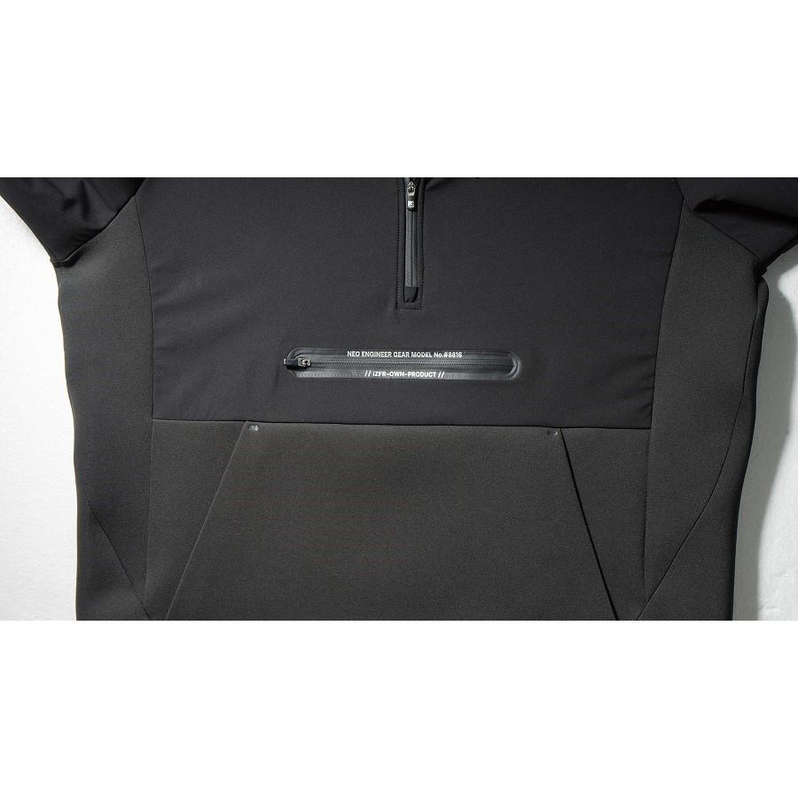 P.D S-4L #8816 ハイブリッドストレッチアノラックフーディー I'ZFRONTIER 防寒着 作業服 保温 ストレッチ 防風性 ...