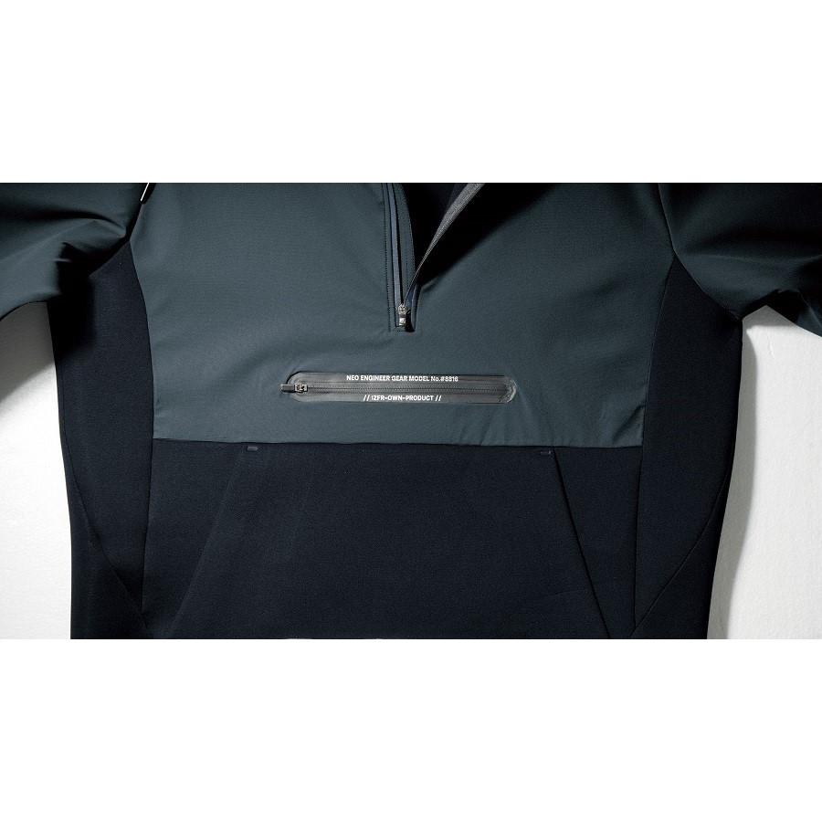 P.D S-4L #8816 ハイブリッドストレッチアノラックフーディー I'ZFRONTIER 防寒着 作業服 保温 ストレッチ 防風性 ...