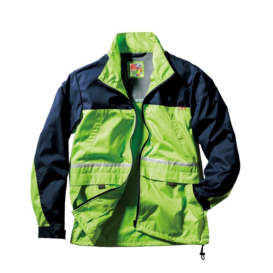 S-LL 32136 ハーフコート KURODARUMA 防寒着 クロダルマ 反射 軽防寒 作業服 ジャンパー ブルゾン ジャケット ウィンドブレーカー :kurodaruma-32136 ...