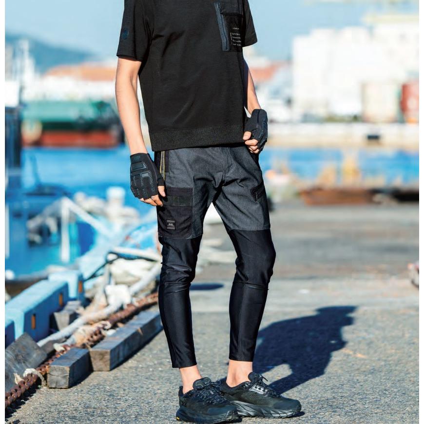 SOWA 3L 1328-07 レギンスジョガーパンツ G.G 作業服 反射 ストレッチ オールシーズン(春夏メイン) 作業ズボン カーゴパンツ 作業着 ワークウェア : Snup WK ...