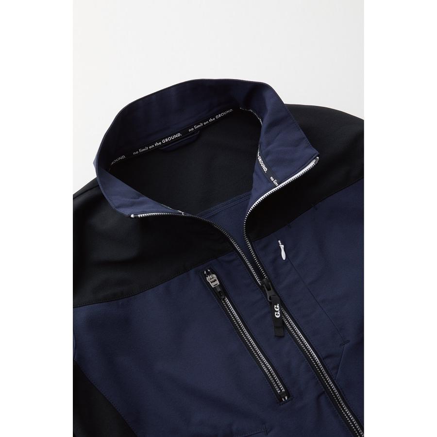 SOWA S-LL 8042-00 長袖ブルゾン G.G 作業服 制電性素材 ストレッチ オールシーズン ジャケット 作業着 ワークウェア ソウワ : Snup WK スナップワーカー ...