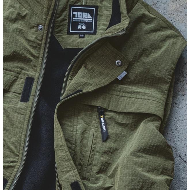 寅壱 M-3L 2590-602 ライト防寒ベスト 防寒着 作業服 軽量 超撥水 保温 裏フリース ワークウェア 軽防寒 作業着 TORAICHI : Snup WK スナップワーカー ...