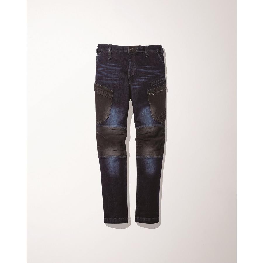 寅壱 4L 8840-219 デニムカーゴパンツ 作業服 ストレッチ ラバーフレックス コーデュラ デニムウェア TORAICHI オールシーズン ジーンズ ワークウェア 作業着 : Snup ...