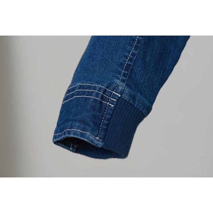 寅一 S-3L 8880-124 デニムワークジャケット 寅壱 作業服 春夏用 軽量 ストレッチ 接触冷感 ブルゾン TORAICHI 作業着 ワークウェア トライチ QuickFree ...