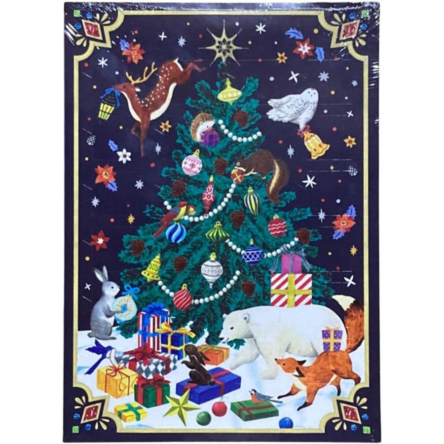 チロルチョコ 2025 KALDI アドベントカレンダー チョコカレンダー 森のクリスマス クリスマス カルディ お菓子 プレゼント ギフト 子供 孫 男の子 女の子 : 保冷剤とヒトデ忌避剤 ...