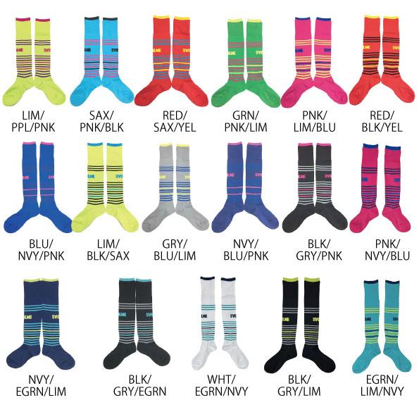 SVOLME スボルメ SVOLME オーダーカラー ボーダー ストッキング ソックス 17カラー 22-24 25-27 121-62980 : SOCCER and FUTSAL ...