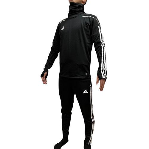 adidas アディダス adidas ティロ23リーグ ウォームトップ＆トレーニングパンツ 上下セット ブラック MMK64-HS3573 ...