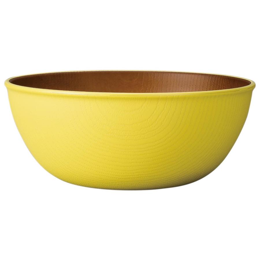 isso ecco イッソエッコ 木目サラダボウル（CC） 日本製 木製風 木目調 合成漆器 おしゃれなカフェ風食器 ウッド調 PET.ABS樹脂食器 レンジ・食洗機対応 : sw00088 ...