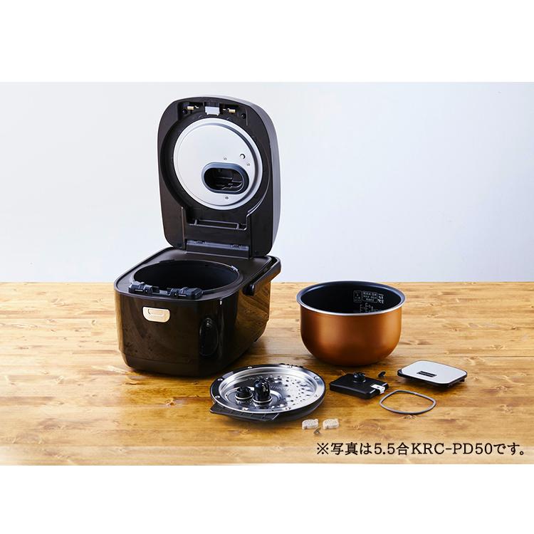IRIS OHYAMA 炊飯器 低糖質 糖質カ抑制 圧力IHジャー炊飯器 3合 炊飯ジャー 保温 省エネ 早炊き KRC-PD30-T ブラウン アイリスオーヤマ 一人暮らし [B] : 家具 ...