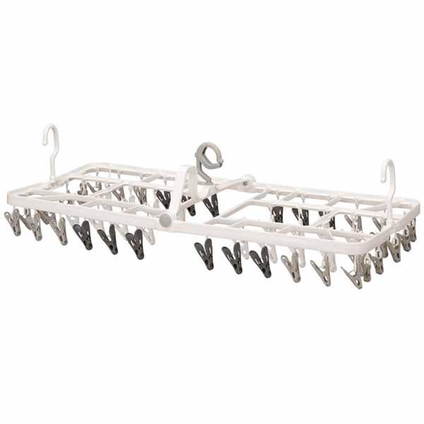 傾かない ピンチハンガー 省スペース The Hangers 傾かないランドリーハンガー 42P ホワイトグレー : 7271042 : 家具インテリア館Yahoo!店 - 通販 ...