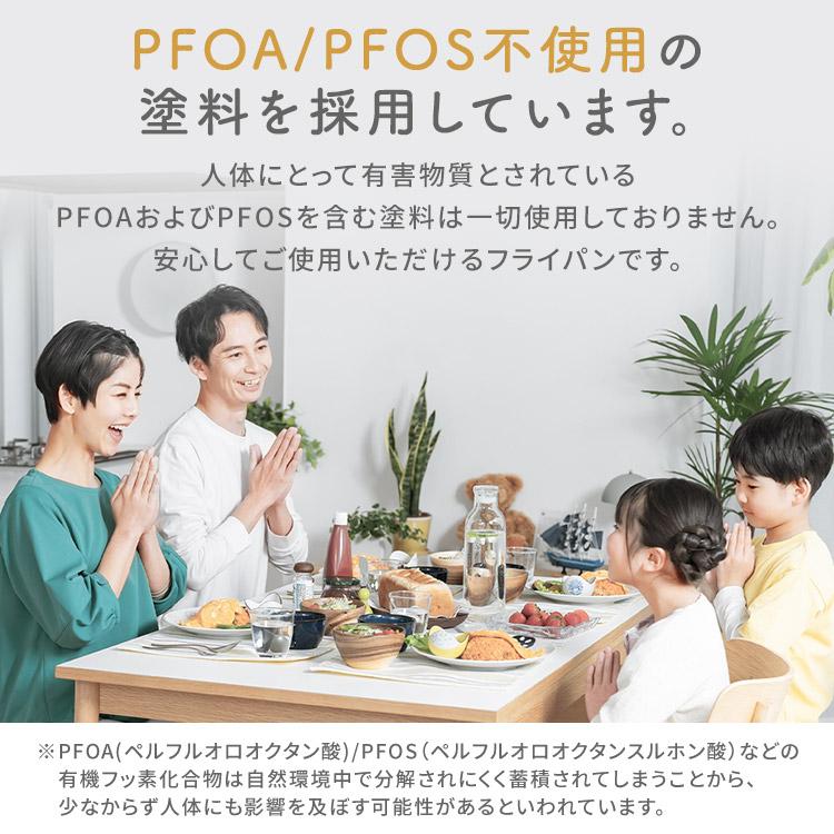 IRIS OHYAMA フライパン 24cm ih 軽量 白 ホワイト ナチュラル おしゃれ かわいい マーブル PFOA PFOSフリー ナチュかる アイリスオーヤマ NTL-F24 ...