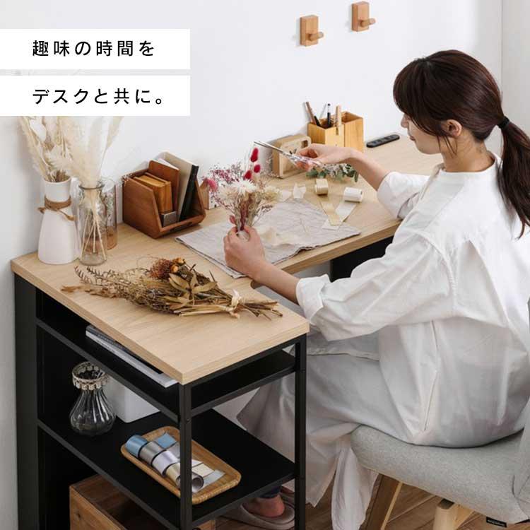 デスク パソコンデスク 机 シンプルデスク 収納 収納付きデスク 勉強机 学習机 引き出し 木製 SDKL-1125 アイリスオーヤマ ...