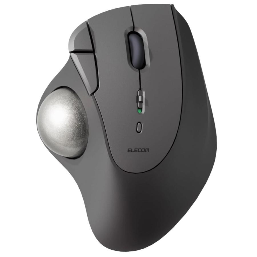 エレコム ELECOM トラックボール マウス Bluetooth 5ボタン ベアリングユニット 【 Windows 11 / 10 Android macOS iOS iPadOS ...