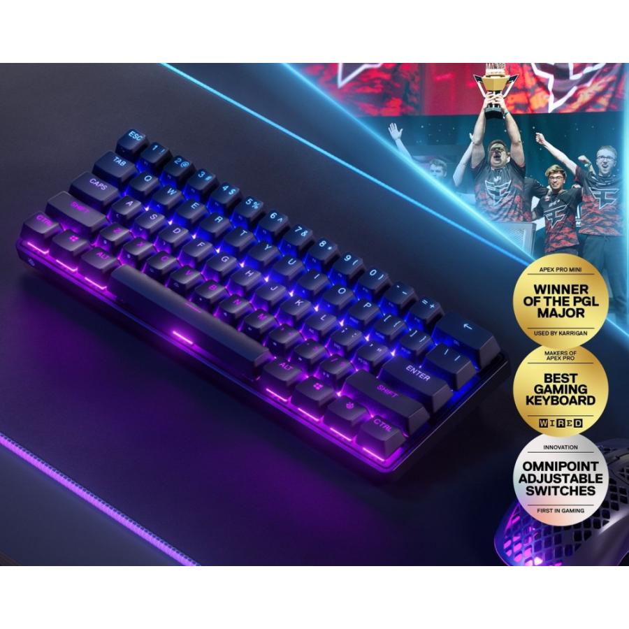 ゲーミングキーボード スティールシリーズ SteelSeries Apex Pro ゲーミングキーボード スティールシリーズ SteelSeries Apex Pro