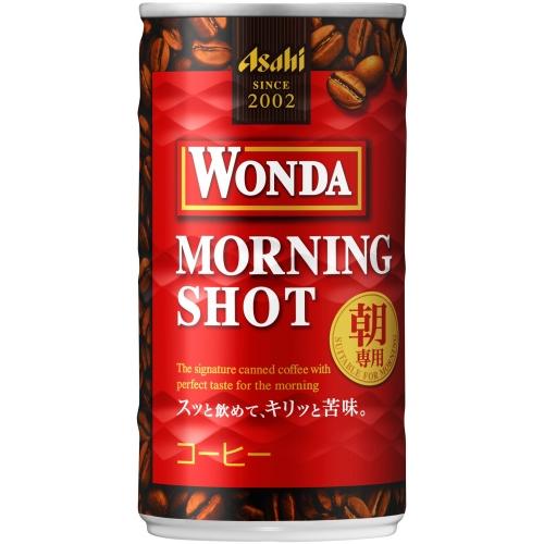 WONDA アサヒ ワンダ モーニングショット 185g 缶 90本 (30本入×3 まとめ買い) コーヒー飲料 微糖 : いわゆるソフトドリンクのお店 - 通販 - Yahoo!ショッピング