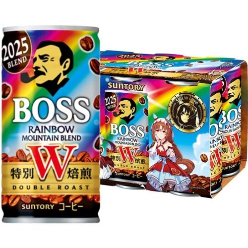 BOSS（サントリー） サントリー BOSS ボス レインボーマウンテンブレンド ウマ娘デザイン 185g 6缶パック×5 (合計30本) 缶コーヒー 期間限定 : いわゆるソフトドリンクのお ...