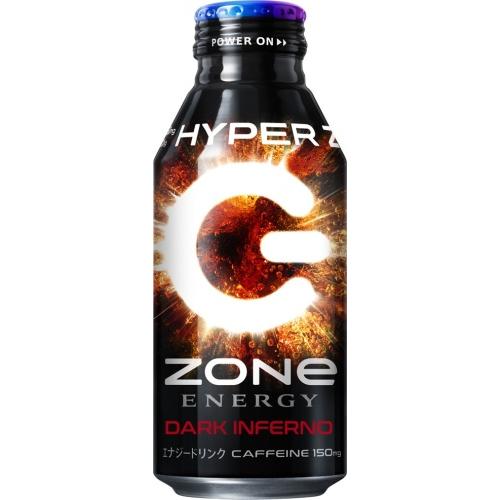 SUNTORY ZONeシール付き サントリー HYPER ZONe ENERGY DARK INFERNO 400ml ボトル缶 24本入 エナジードリンク 炭酸飲料 ハイパー ゾーン ...
