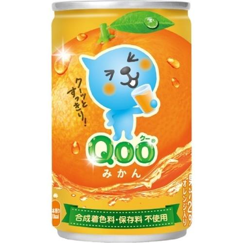 コカ・コーラ ミニッツメイド Qoo クー みかん 160ml 缶 30本入 〔果汁飲料〕 :ccw-4902102100168:いわゆるソフトドリンクのお店 - 通販 - Yahoo!ショッピング