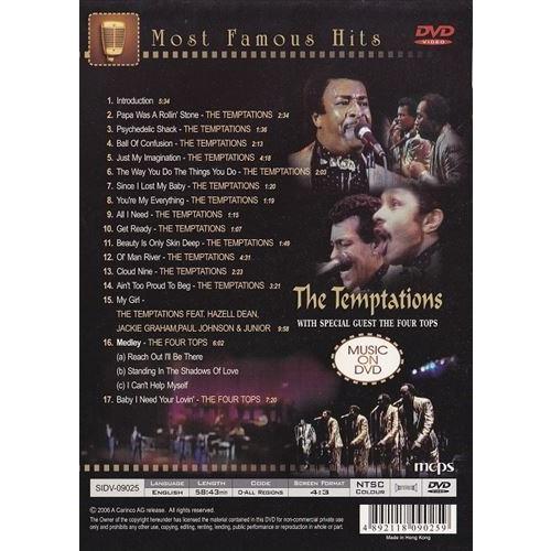 新品 ザ・テンプテーションズ〜withスペシャルゲスト、「ザ・フォートップス」〜ミュージック・オン・DVD / The Temptations ...