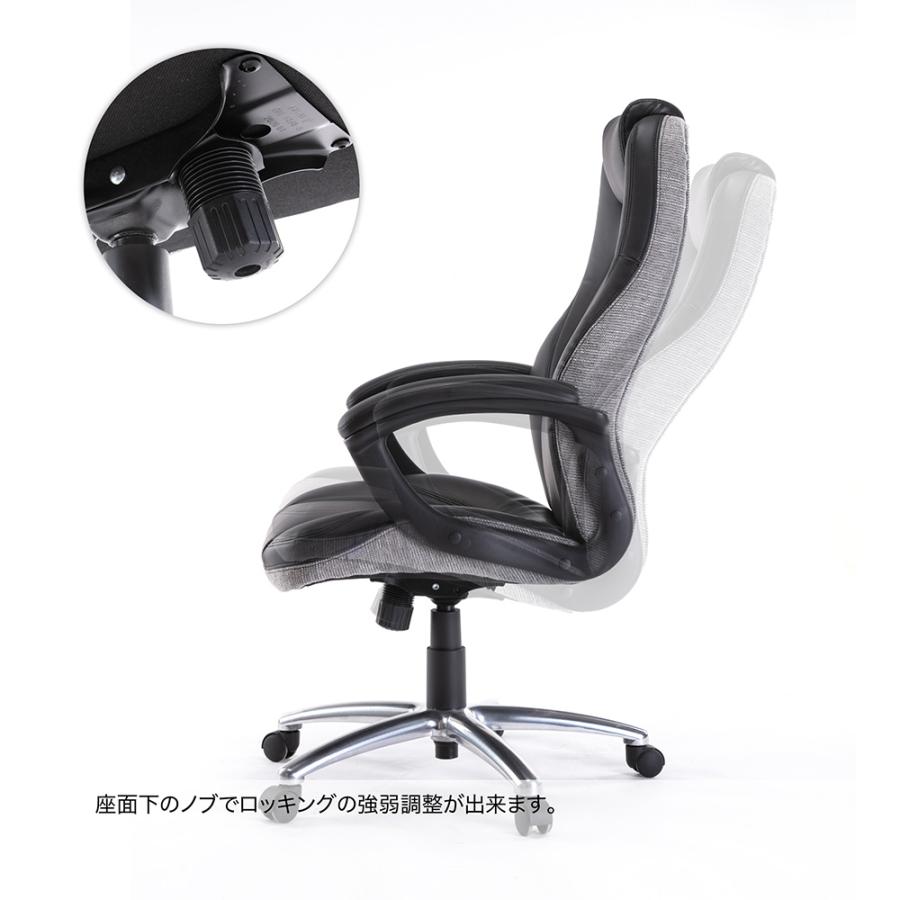 イトーキ オフィスチェア パンチングレザー 固定肘 ハイバック アームレスト キャスター アドレナ ITOKI ADRENA YCR クーポン配布6/14-7/6 23:59 : イトーキ ...