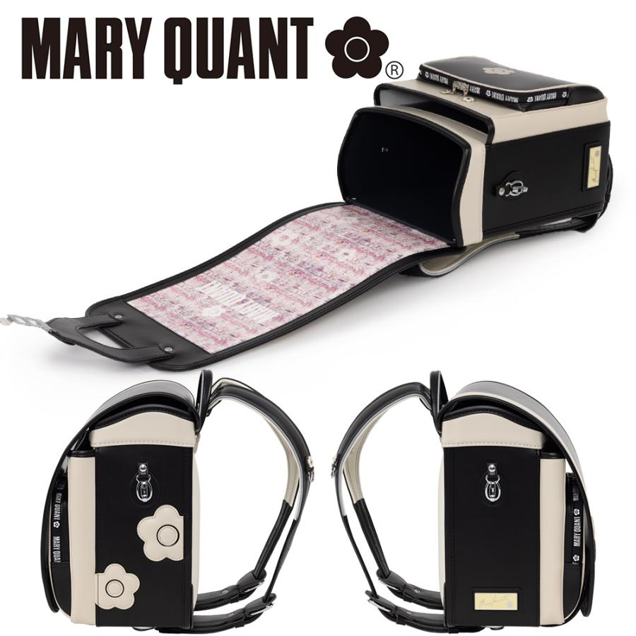 MARY QUANT ランドセル MARYQUANT マリークワント トリプルデイジー ファーチャーム ウィング背カン 肩ベルトスライドロック 撥水加工 反射材 MQR-25023 2026 ...