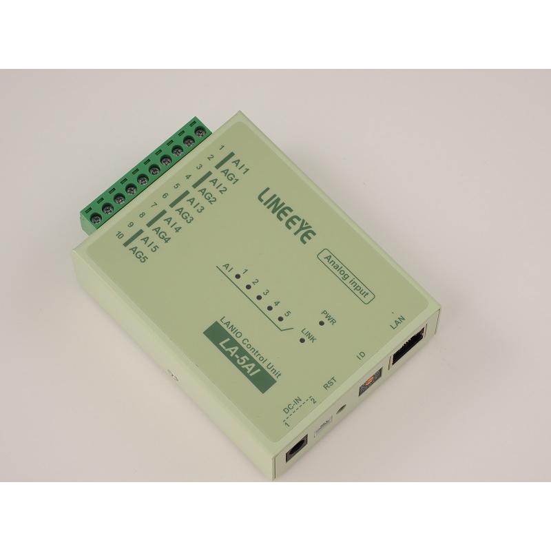 ラインアイ LA-5AI LAN接続型IOユニット（5入力） : la-5ai : SOHOプロショップ - 通販 - Yahoo!ショッピング