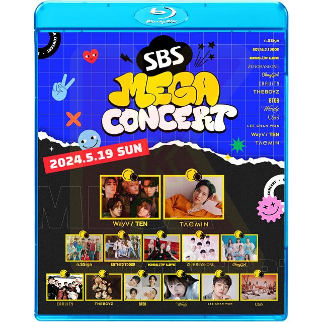 Blu-ray DVD SBS MEGA CONCERT 2024.05.19 - BOYNEXTDOOR / SHINee TAEMIN / THE BOYZ / WayV NCT TEN ...