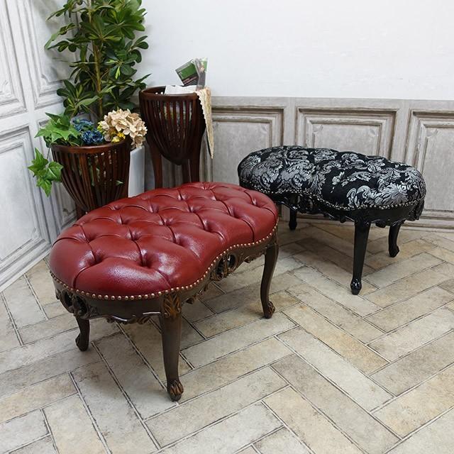 おしゃれ スツール かわいい シンフォニー ロココ調家具 姫系 家具 プリンセス ヨーロッパ レッドレザー 1160-r-5l15b :1160-r-5l15b:アンティークそっくり市場ヤフー ...