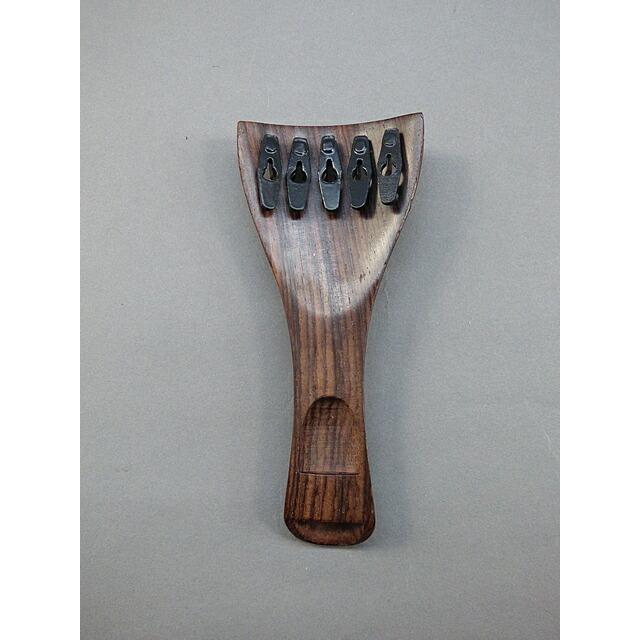 5弦ビオラ用 アジャスター付き ローズウッド テールピース Adjuster Builtin 5-string Viola Tailpiece ...