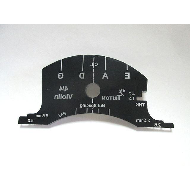 バイオリン駒 製作用テンプレート(4/4) Violin bridge template 4/4 : 底値楽器屋 - 通販 - Yahoo ...