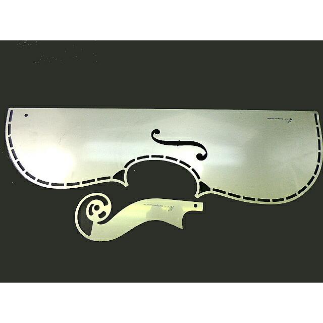 Cello Montagnana Jarnacker 1729 Outline Template 2-piece set : 底値楽器屋 ...