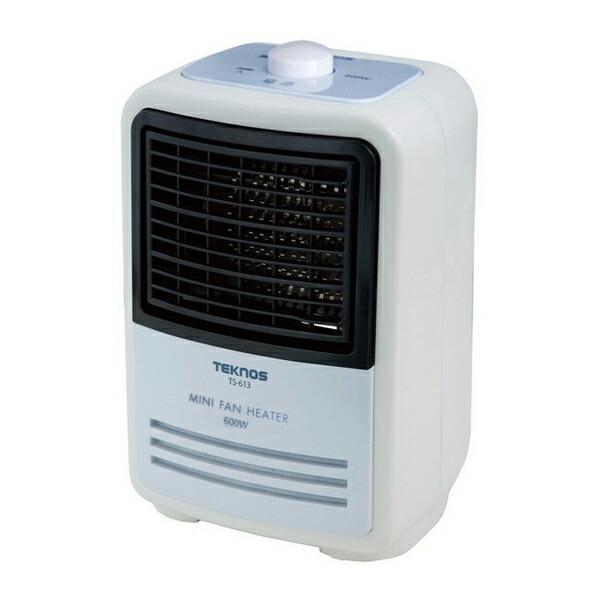 TEKNOS TS-615 ミニファンヒーター ホワイト 600W 上下可変ルーバー 転倒OFFスイッチ[ラッピング不可] : 測定の森 2号店 - 通販 - Yahoo!ショッピング