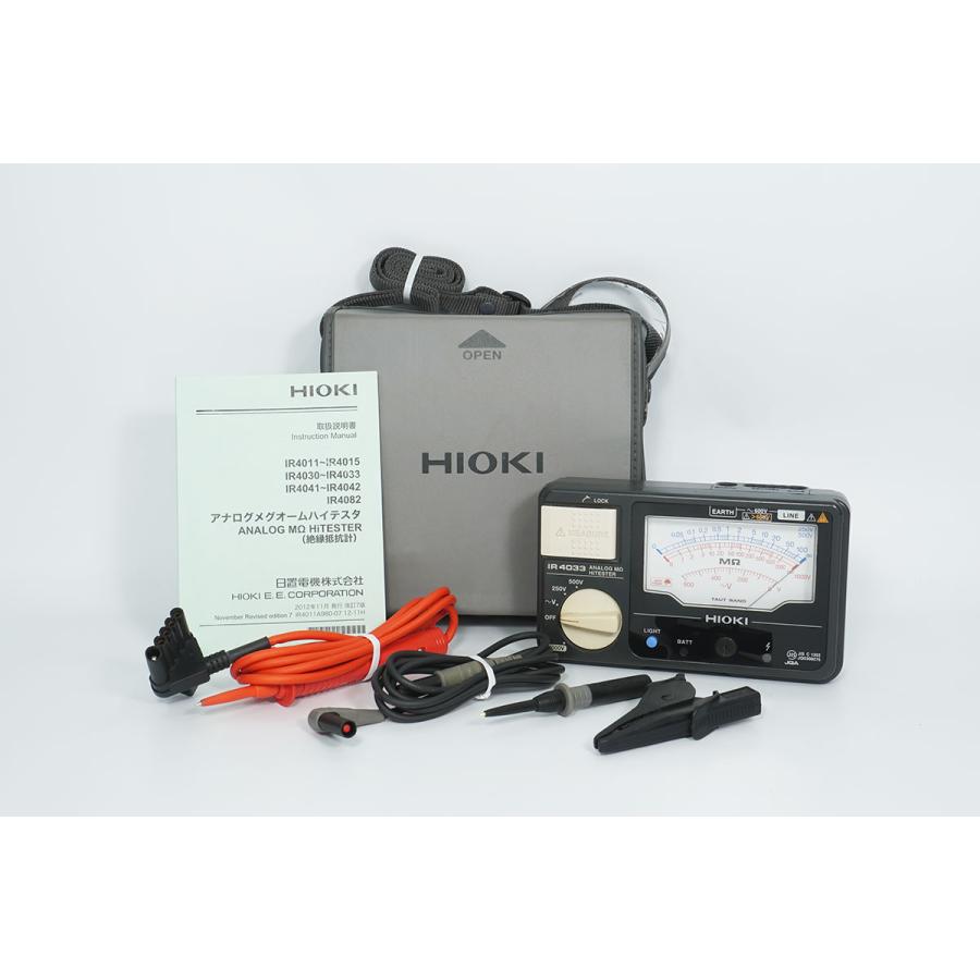 絶縁抵抗計 IR4033-11 HIOKI 日置電機 中古 : 測定器市場 - 通販 - Yahoo!ショッピング