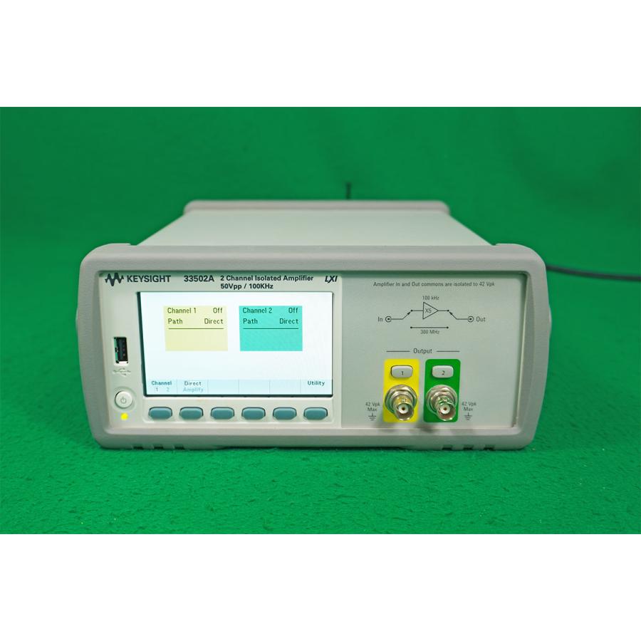 2チャネル 50Vpp高出力アンプ 33502A Keysight キーサイトテクノロジー (アジレント・HP) 中古 : 測定器市場 ...
