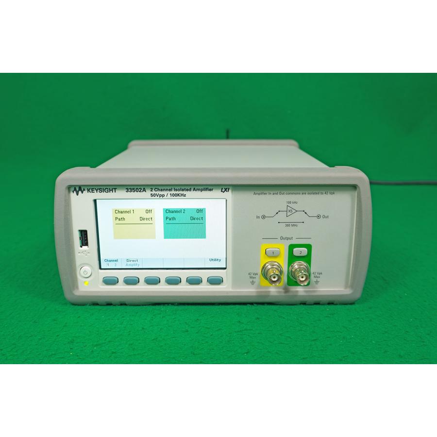 2チャネル 50Vpp高出力アンプ 33502A Keysight キーサイトテクノロジー (アジレント・HP) 中古 : 測定器市場 ...