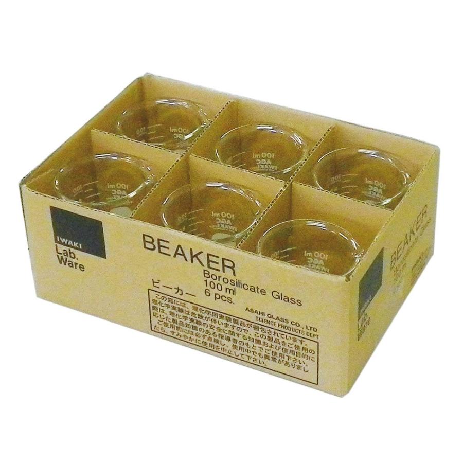 AGCテクノグラス ビーカー IWAKI 300mL（6個組） AGC 3-130-0913 : 測定工房ヤフー店 - 通販 - Yahoo!ショッピング