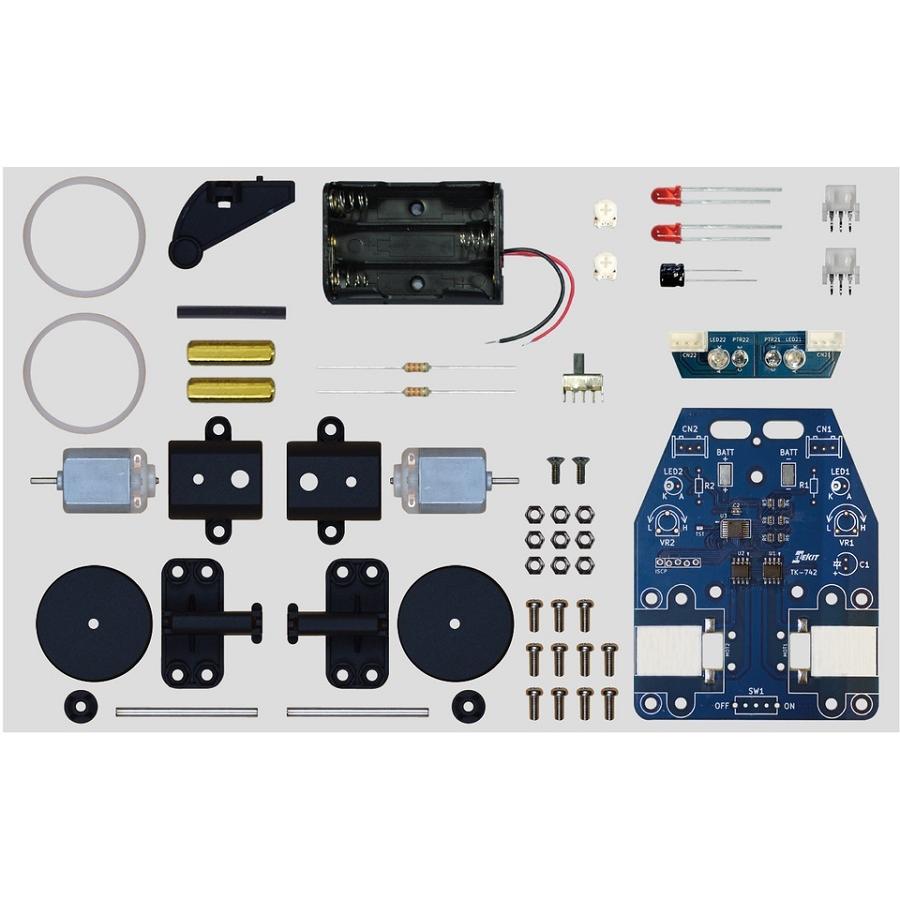 ELEKIT TK-742 ライントレーサー TK-742 光センサー【イーケージャパン】【科学工作】【ロボット工作キット】【自由研究】【エレキット】 : ek-tk-742 : 測定工房 ...