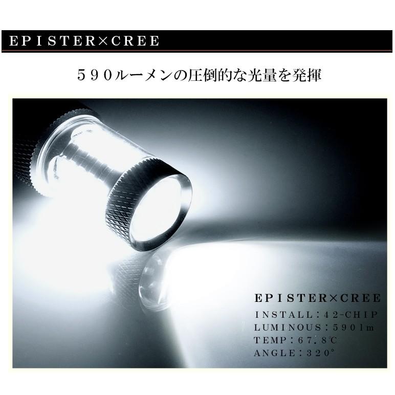 RP系/RP1/RP2/RP3/RP4/RP5 前期/後期 ステップワゴン スパーダ含む LED バックランプ T20 ウェッジ CREE × EPISTER プロジェクター ホワイト ...