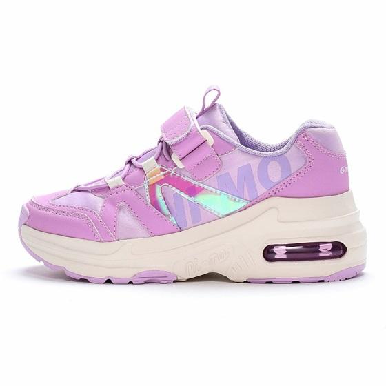 【moonstar】NM J090 PURPLE パープル ムーンスター ニーモ Ni-mo 子供靴 ジュニア スニーカー 抗菌防臭 女の子 ＃足元キラかわメイク 2WAYタイプ ...