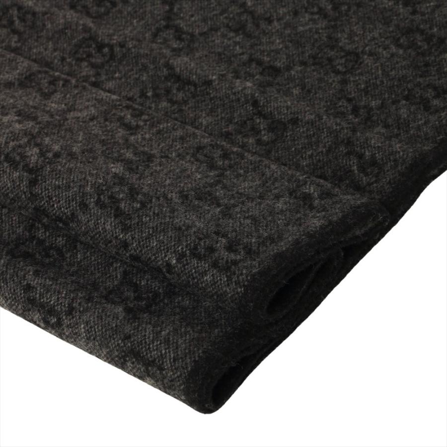 GUCCI グッチ マフラー 570603 3G200 1466 LEAD/DARK GREEN ポイント利用 : Select Soleil ...